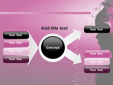 Woman PowerPoint Template, Backgrounds | 08123 | PoweredTemplate.com