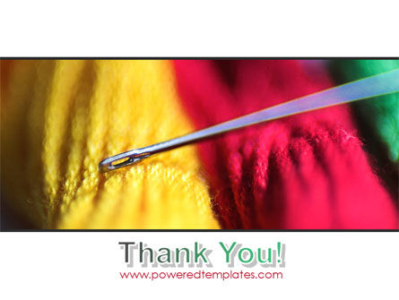 Threads and Needle Free PowerPoint Template, Backgrounds | 08175 ...