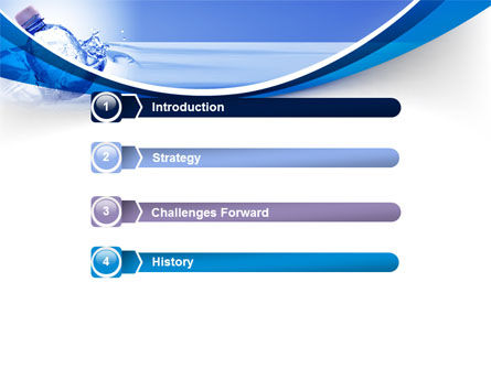 Plastic Bottle PowerPoint Template, Backgrounds | 08237 ...