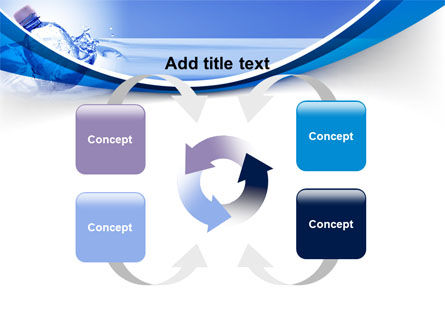 Plastic Bottle PowerPoint Template, Backgrounds | 08237 ...