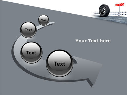 Tire Change PowerPoint Template, Backgrounds | 08327 | PoweredTemplate.com