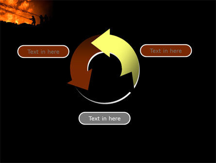 Fire Fighting On Massive Fire PowerPoint Template, Backgrounds | 08472 ...