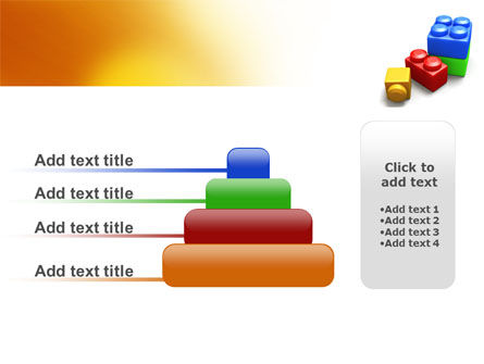 Lego Bricks PowerPoint Template, Backgrounds | 08665 | PoweredTemplate.com