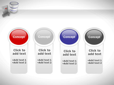 Plantilla de PowerPoint - desarrollo de bases de datos, fondos | 08722 | PoweredTemplate.com