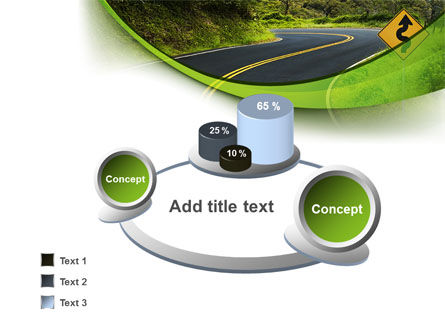 Long And Winding Road PowerPoint Template, Backgrounds | 08761 ...