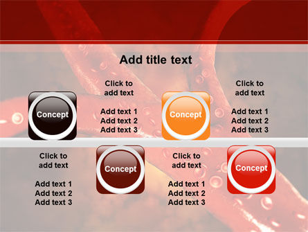 Blood Vessels PowerPoint Template, Backgrounds | 08778 ...