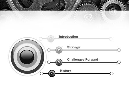 Cog Wheels PowerPoint Template, Backgrounds | 08934 | PoweredTemplate.com