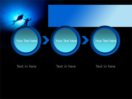 Diving Under The Sea PowerPoint Template, Backgrounds | 09003 ...