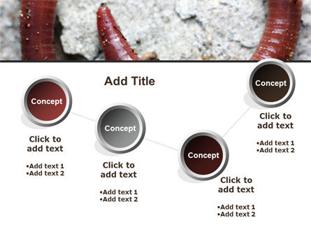 Earthworm PowerPoint Template, Backgrounds | 09009 | PoweredTemplate.com