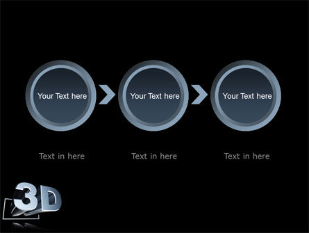 Three Dimensions Visual Technology PowerPoint Template, Backgrounds ...