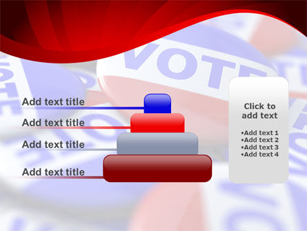 Vote Badges PowerPoint Template, Backgrounds | 09149 | PoweredTemplate.com