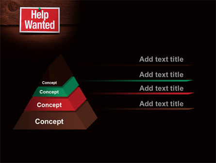 Help Wanted PowerPoint Template, Backgrounds | 09207 | PoweredTemplate.com