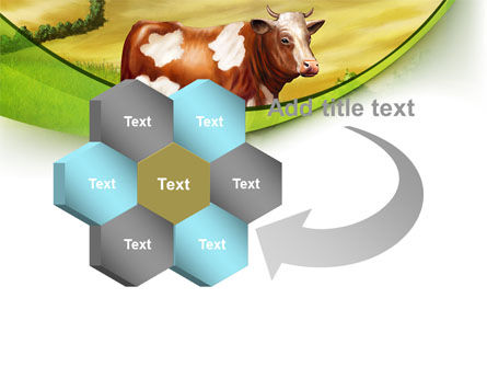 Templat PowerPoint Sapi Di Alam, Gambar Latar | 09266 | PoweredTemplate.com