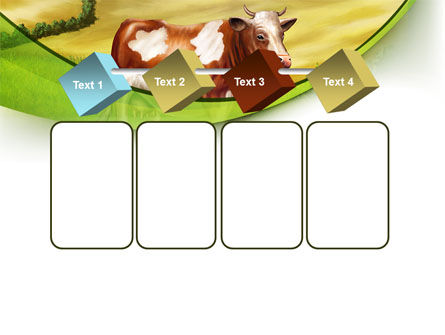 Templat PowerPoint Sapi Di Alam, Gambar Latar | 09266 | PoweredTemplate.com