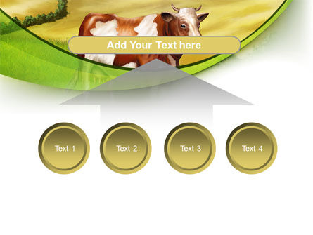 Templat PowerPoint Sapi Di Alam, Gambar Latar | 09266 | PoweredTemplate.com