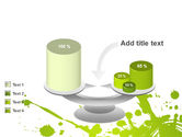 Green Splash PowerPoint Template, Backgrounds | 09278 | PoweredTemplate.com