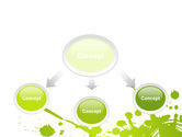 Green Splash PowerPoint Template, Backgrounds | 09278 | PoweredTemplate.com