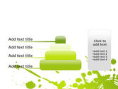 Green Splash PowerPoint Template, Backgrounds | 09278 | PoweredTemplate.com