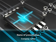 Computer Processor Chip PowerPoint Template, Backgrounds | 09300 | PoweredTemplate.com