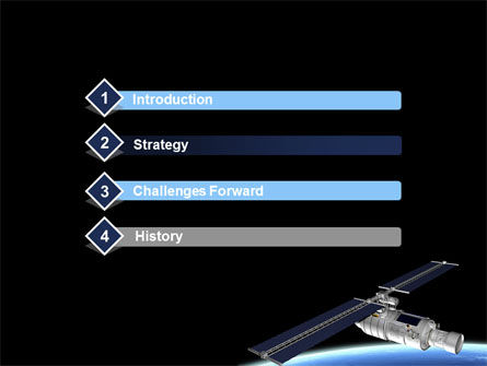 Spaceship In Deep Space PowerPoint Template, Backgrounds | 09370 ...