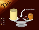 Tax PowerPoint Template, Backgrounds | 09445 | PoweredTemplate.com