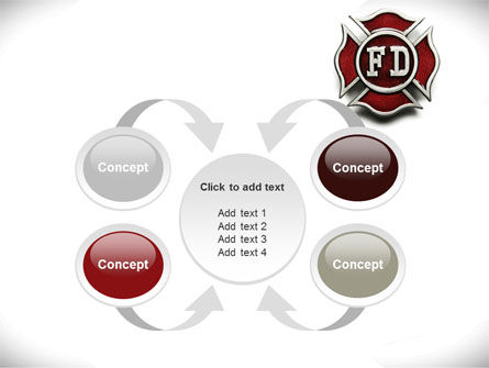 Fire Department Badge PowerPoint Template, Backgrounds | 09447 ...
