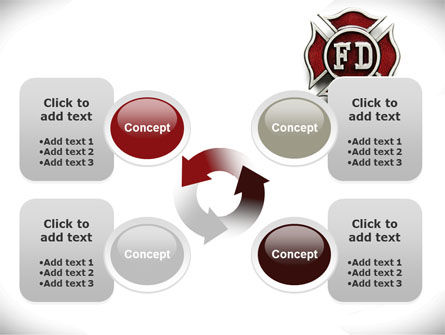 Fire Department Badge PowerPoint Template, Backgrounds | 09447 ...
