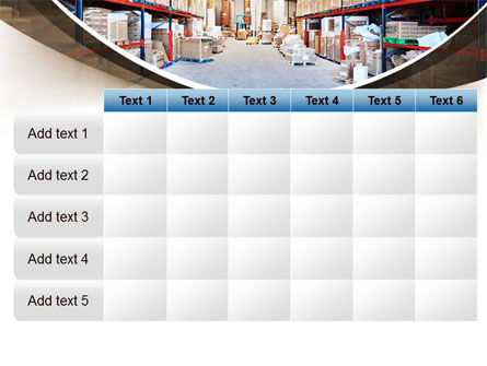 Warehouse PowerPoint Template, Backgrounds | 09492 | PoweredTemplate.com