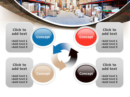 Warehouse PowerPoint Template, Backgrounds | 09492 | PoweredTemplate.com