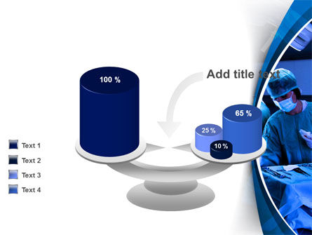 Surgical Operation In A Blue Palette PowerPoint Template, Backgrounds | 09528 | PoweredTemplate.com