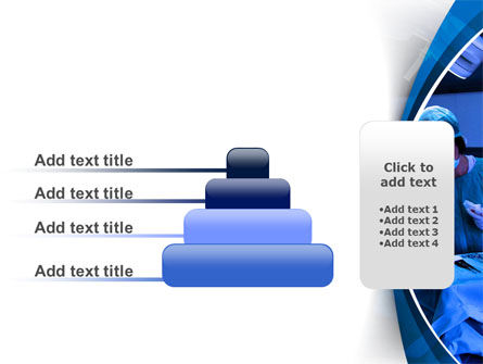 Surgical Operation In A Blue Palette PowerPoint Template, Backgrounds | 09528 | PoweredTemplate.com