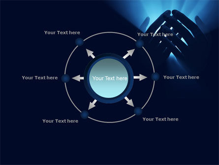Eternal Light In your Hands PowerPoint Template, Backgrounds | 09668 ...
