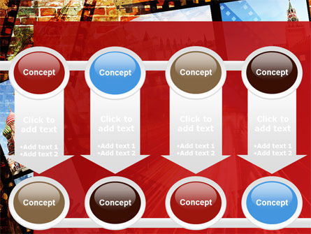 Moscow In Russia PowerPoint Template, Backgrounds | 09711 ...