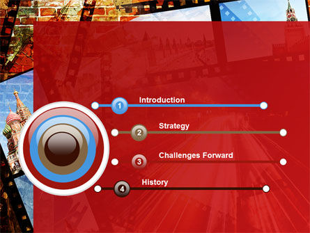 Moscow In Russia PowerPoint Template, Backgrounds | 09711 ...