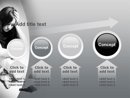 Thoughts Of Death PowerPoint Template, Backgrounds | 09880 ...