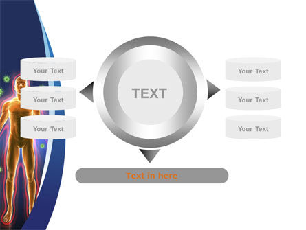 Human Immune System PowerPoint Template, Backgrounds | 10098 | PoweredTemplate.com