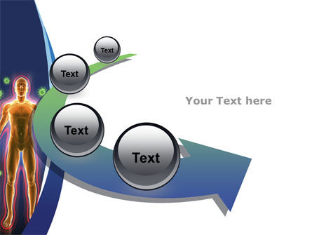 Human Immune System PowerPoint Template, Backgrounds | 10098 | PoweredTemplate.com