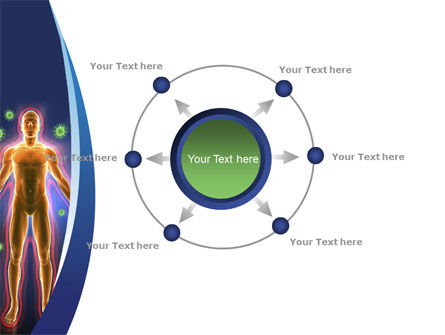 Human Immune System PowerPoint Template, Backgrounds | 10098 | PoweredTemplate.com