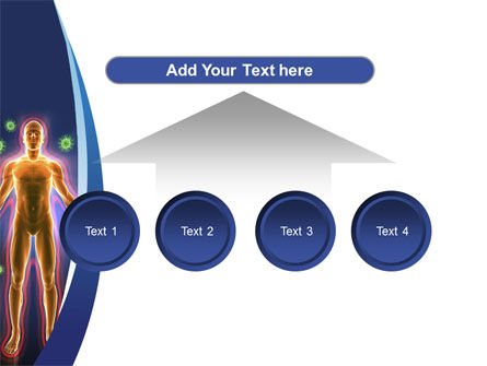 Human Immune System PowerPoint Template, Backgrounds | 10098 | PoweredTemplate.com