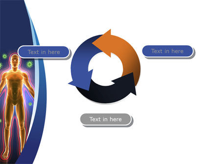 Human Immune System PowerPoint Template, Backgrounds | 10098 | PoweredTemplate.com