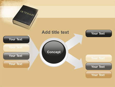 Dictionary Book PowerPoint Template, Backgrounds | 10350 ...