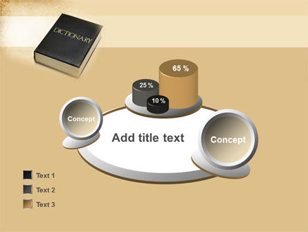 Dictionary Book PowerPoint Template, Backgrounds | 10350 ...