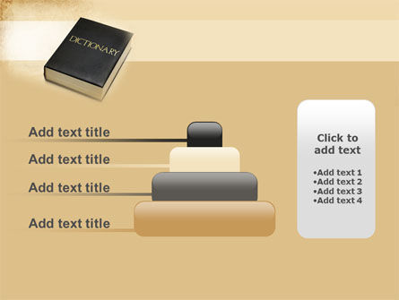Dictionary Book PowerPoint Template, Backgrounds | 10350 ...