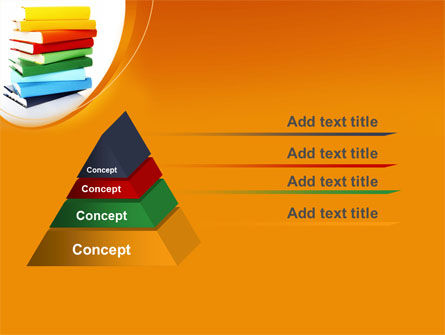 Stack of Books PowerPoint Template, Backgrounds | 10390 ...