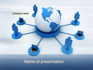 Global Network PowerPoint Template, Backgrounds | 10436 ...