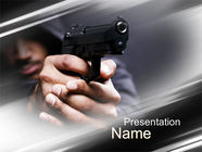 Gunman PowerPoint Template, Backgrounds | 10442 | PoweredTemplate.com