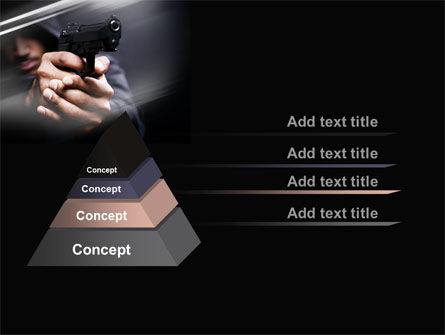 Gunman PowerPoint Template, Backgrounds | 10442 | PoweredTemplate.com