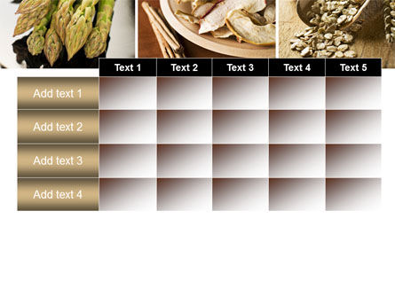Proteins, Fats and Carbohydrates PowerPoint Template, Backgrounds ...