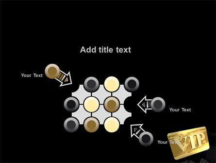 VIP Card PowerPoint Template, Backgrounds | 10584 | PoweredTemplate.com