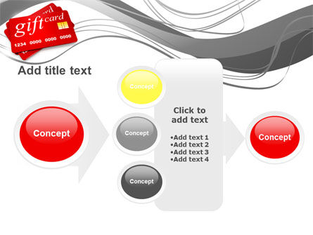 Gift Card PowerPoint Template, Backgrounds | 10641 | PoweredTemplate.com